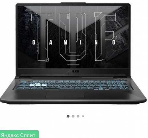 Игровой ноутбук asus 17.3", R7, 16гб