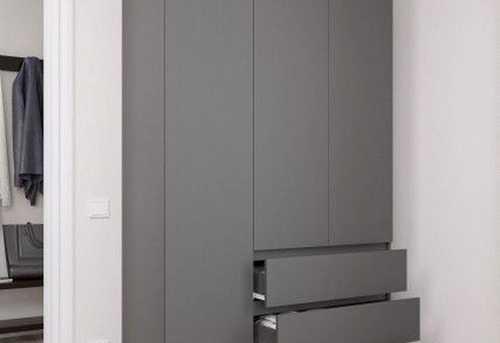Шкаф для одежды серый
