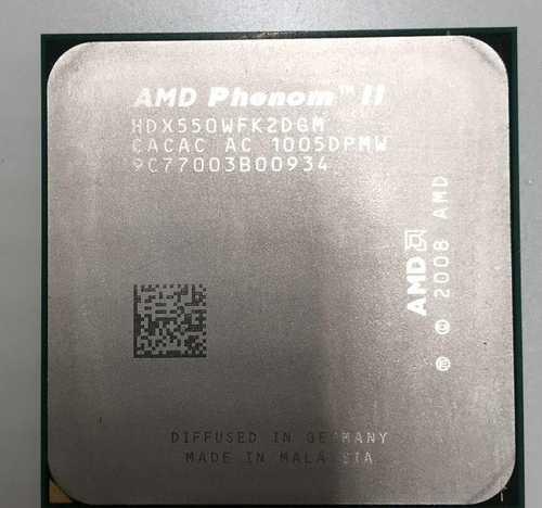 Процессор AMD Phenom II 550 2x3.1 ггц