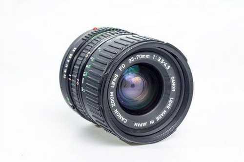 Canon zoom lens FD 35-70mm f3.5-4.5