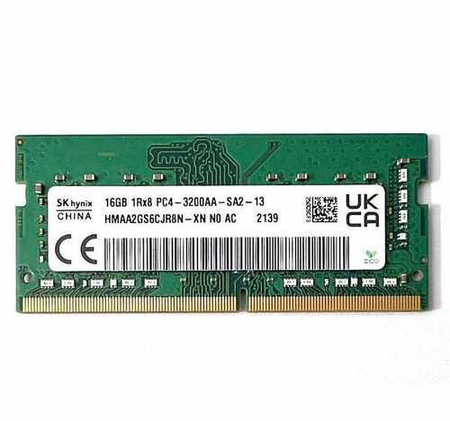 Sodimm ddr4 16gb 3200Mhz SK Hynix hmaa2GS6CJR8N