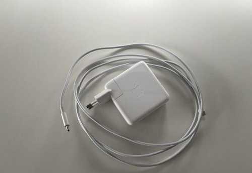 Apple 61w и Apple USB-C to USB-C Charge 2m