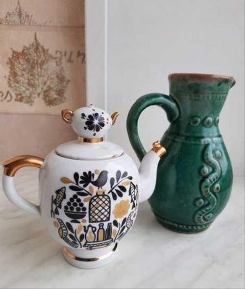 Чайник заварочный лфз и кувшин керамика