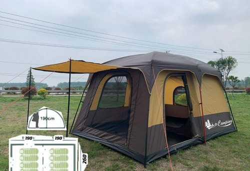 Палатка для кемпинга, палатка и шатер 2 в 1
