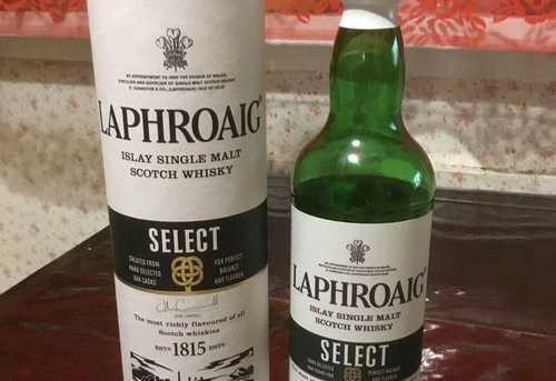 Стеклянная бутылка из-под виски Laphroaig Select