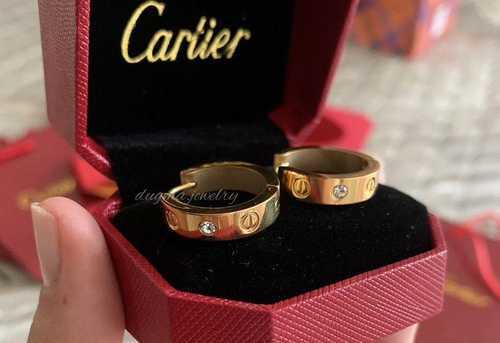 Серьги Cartier love