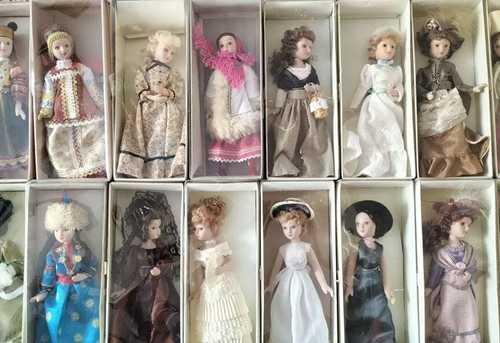 Куклы дамы эпохи фарфор коллекция