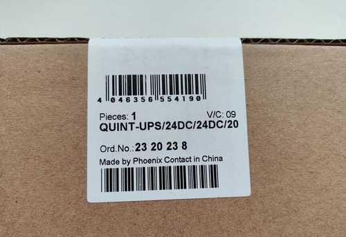 Ибп Phoenix contact quint-UPS/ 24DC/ 24DC/20