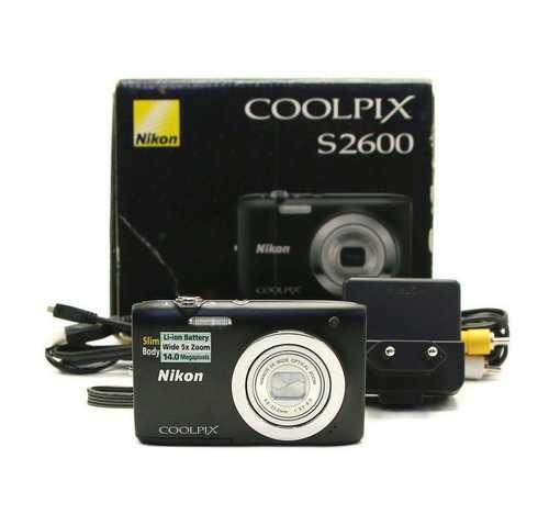 Nikon Coolpix S2600 в упаковке