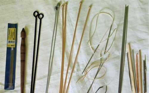 Спицы и крючки для вязания