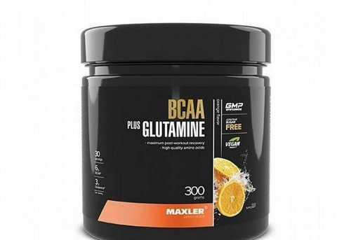 Аминокислоты Maxler bcaa + Glutamine, 300 г, апель