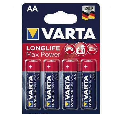 Батарейки Varta LR6 LongLife Max Power alkaline