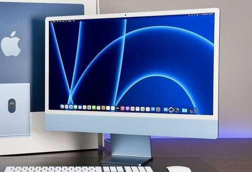 Apple iMac 24" M1, синий, 8 гб, 256 гб SSD