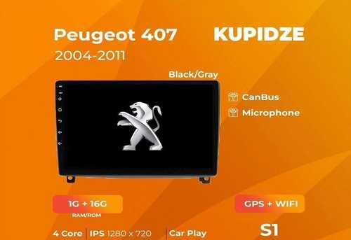 Магнитола S1 Peugeot 407 2004-2011 Android 11 32GB