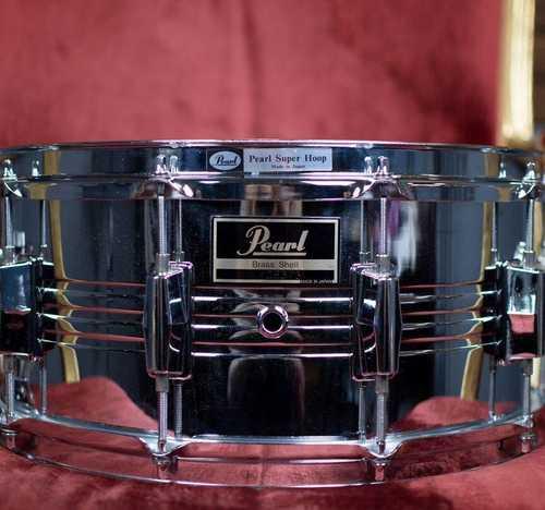 Малый барабан Pearl Custom Brass Shell 14x6,5" Jap