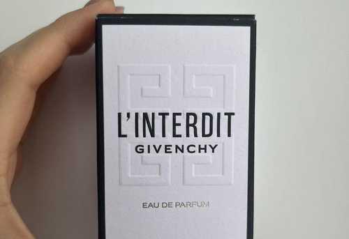 Парфюмерная вода givenchy l'interdit
