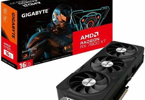 Видеокарта новая gigabyte RX7800TX gaming oc 16gb