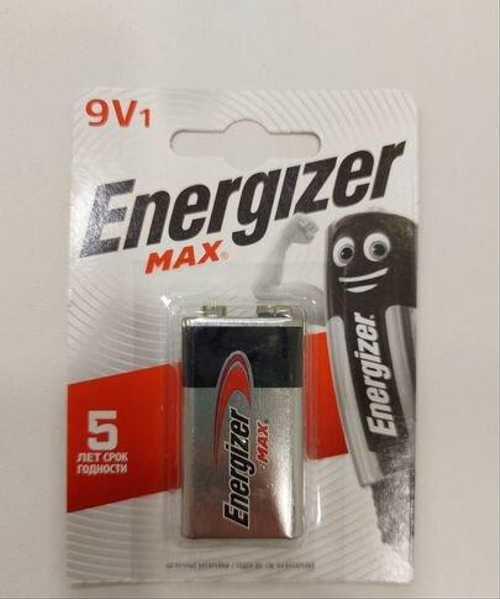 Батарейка Energizer Max 6LR61 BL1, 9В, крона