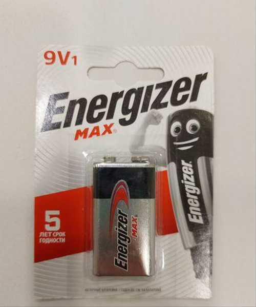 Батарейка Energizer Max 6LR61 BL1, 9В, крона