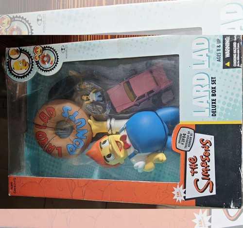 McFarlane Toys The Simpsons Lard Lad Deluxe Box