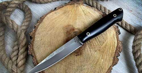 Нож "Игла" сталь кованая K340 эбонит
