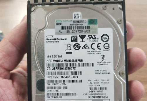 Жесткий диск SAS HP 1Tb MM1000jefrb