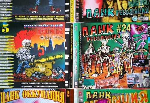 CD музыкальные сборники рок, панк рок, ska