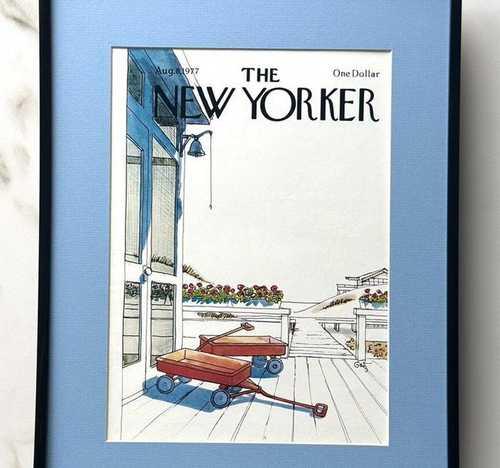 Постер из обложки The New Yorker 8 авг 1977