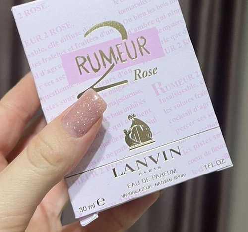 Новые Lanvin rumeur rose оригинал 30 мл