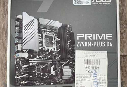 Asus prime z790M-plus D4 Новая, гарантия 2,5 года