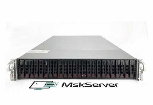 Сервер Supermicro 2028R-E1CR24N 2x E5-2643v4 512Gb