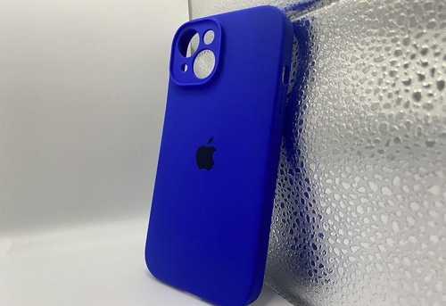Чехол на iPhone 15 Silicon Cace Ultra blue