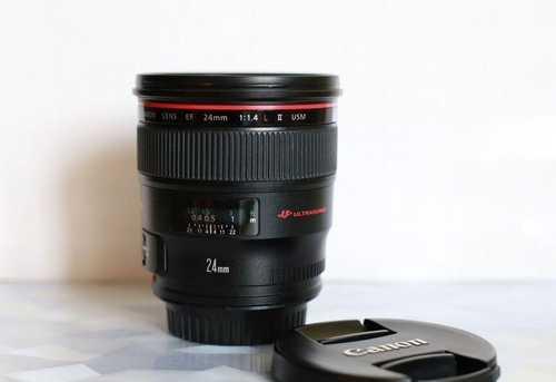 Объектив Canon EF 24mm 1.4 L II