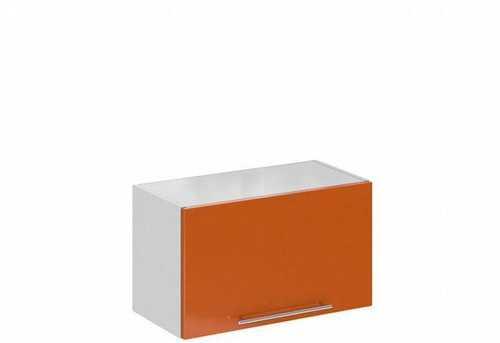 Шкаф навесной горизонтальный 60 см оранжевый