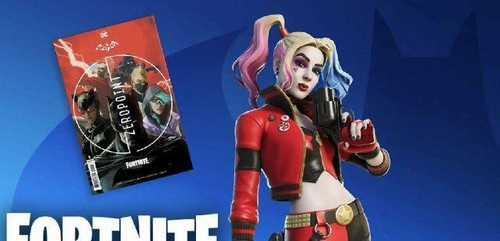 Коды fornite,Rebirth Harley Quinn Skin