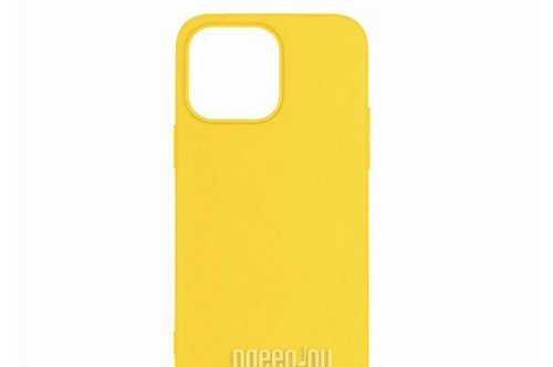 Чехол DF для apple iPhone 14 Silicone Yellow i