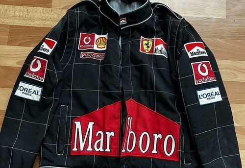 Винтажная гоночная куртка Marlboro F1 Ferrari