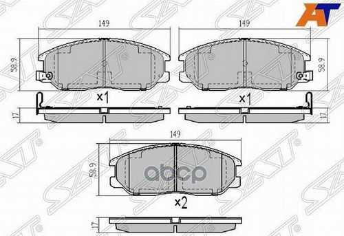 Колодки тормозные перед ssangyong actyon 05-11