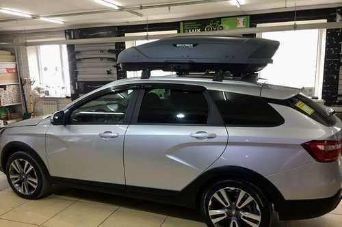 Автобокс Broomer на крышу LADA Vesta