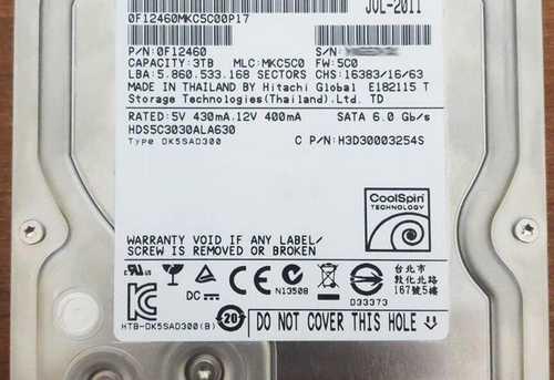 Жесткий диск HDD Hitachi 3TB (HDS5C3030ALA630)