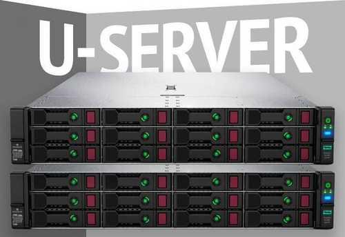 Сервер HPE DL380 Gen10 12LFF 2*6138 256Gb P816i-a