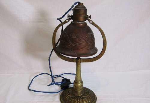 Лампа старинная, светильник Латунь Модерн №9662