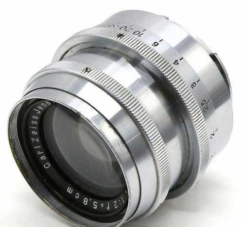 Biotar 2/5.8cm Carl Zeiss Jena Exakta silver (Germany, 1939)