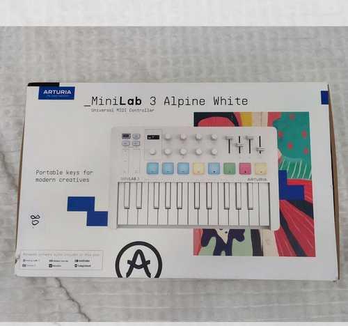 Arturia Minilab 3 Alpine White (новая)