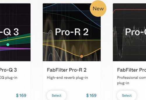 Fabfilter Pro-Q3 Pro-R2 Pro-C2(Нативные,ключ)