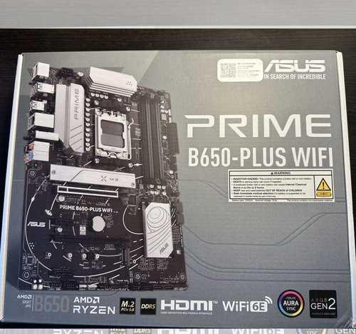 ASuS B650 Prime B650-Plus WiFi новая на пломбе