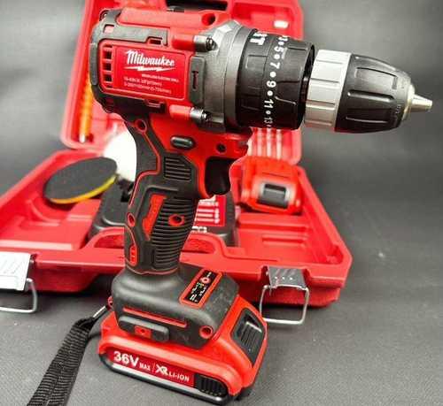 Аккумуляторный шуруповёрт Milwaukee 36v