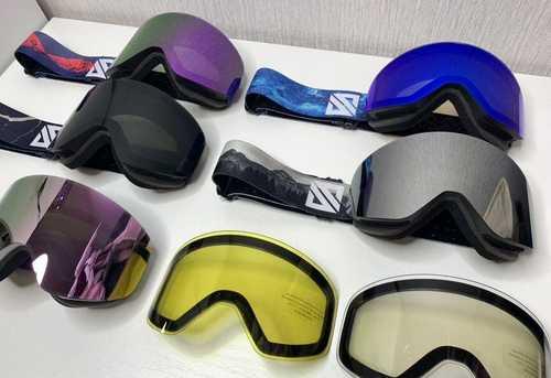 Горнолыжные очки маска для сноуборда новые