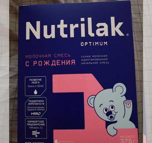 Детская молочная смесь nutrilak optimum 1