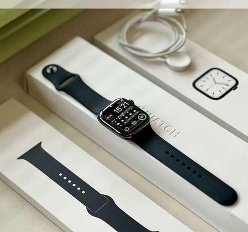 Часы apple watch 7 45 mm stainless steel